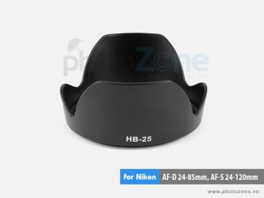 Hood HB-25 for nikon AF-D 24-85mm, AF-S 24-120mm - photoZone
