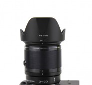 Hood HB-N106 for AF-P 18-55mm f/3.5-5.6G, AF-P 18-55mm f/3.5-5.6G VR, 1 NIKKOR 10-100mm f/4.0-5. ...